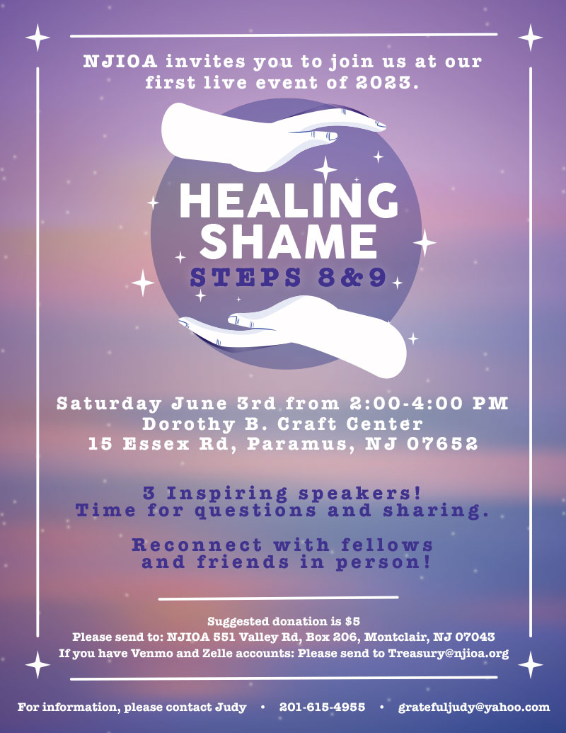 Healing Shame - Steps 8 & 9 - Northern Jersey Intergroup Overeaters ...