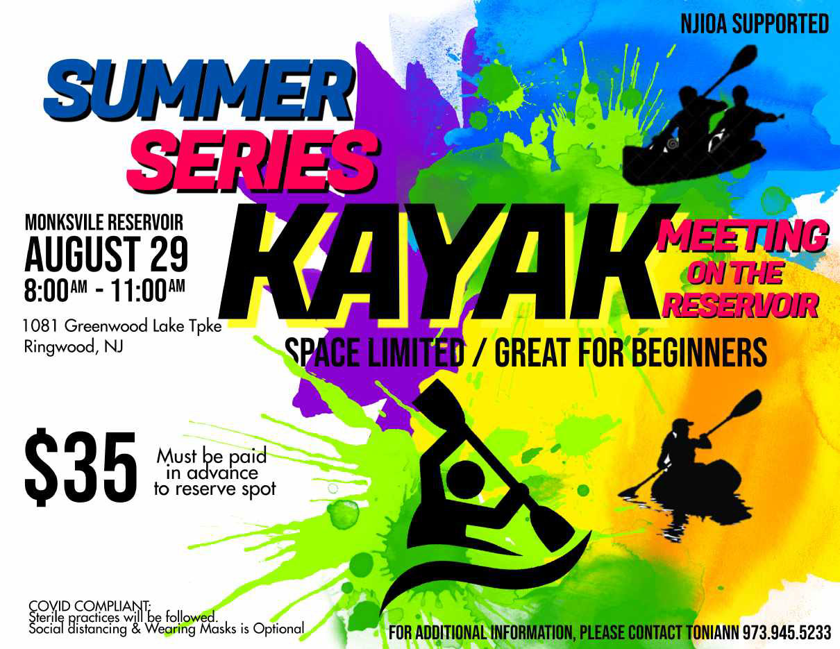 Kayak - Meeting at the Monksville Reservior - Northern Jersey ...