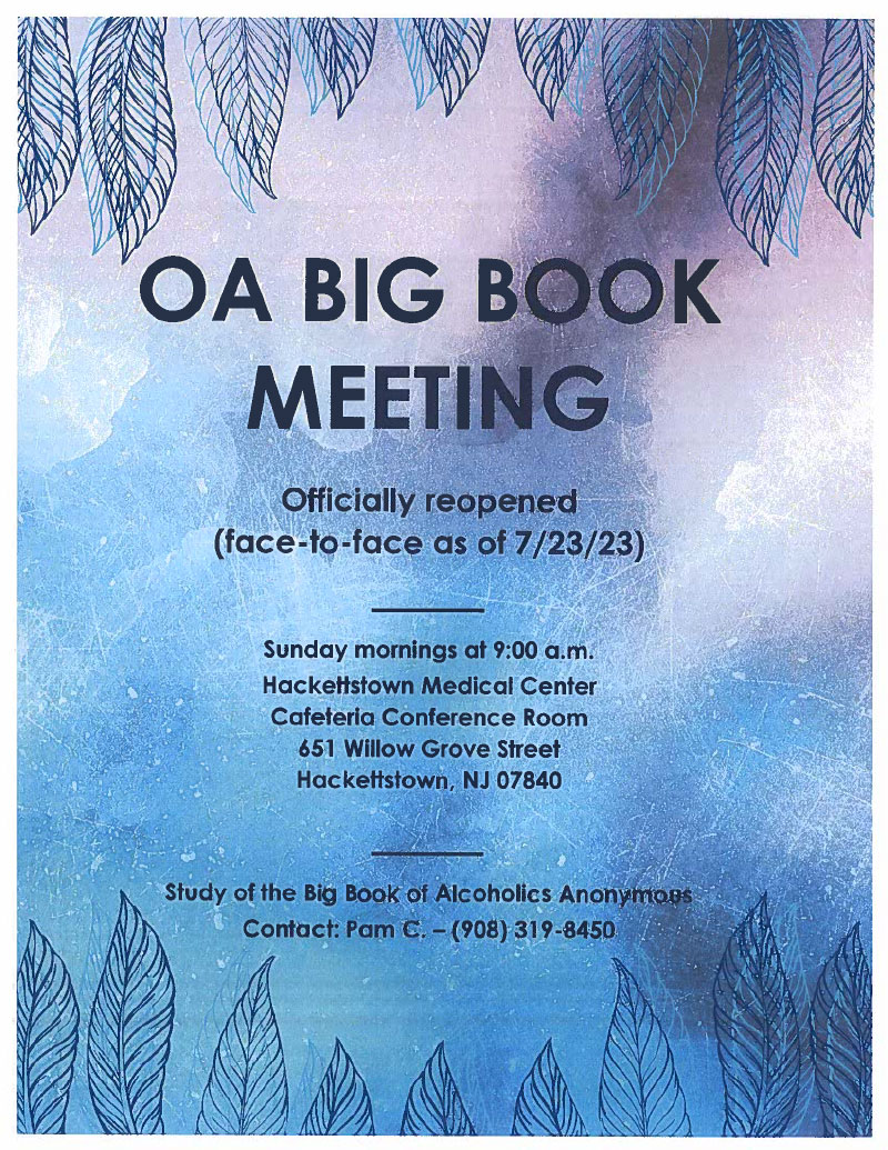 Northern Jersey Intergroup Overeaters Anonymous