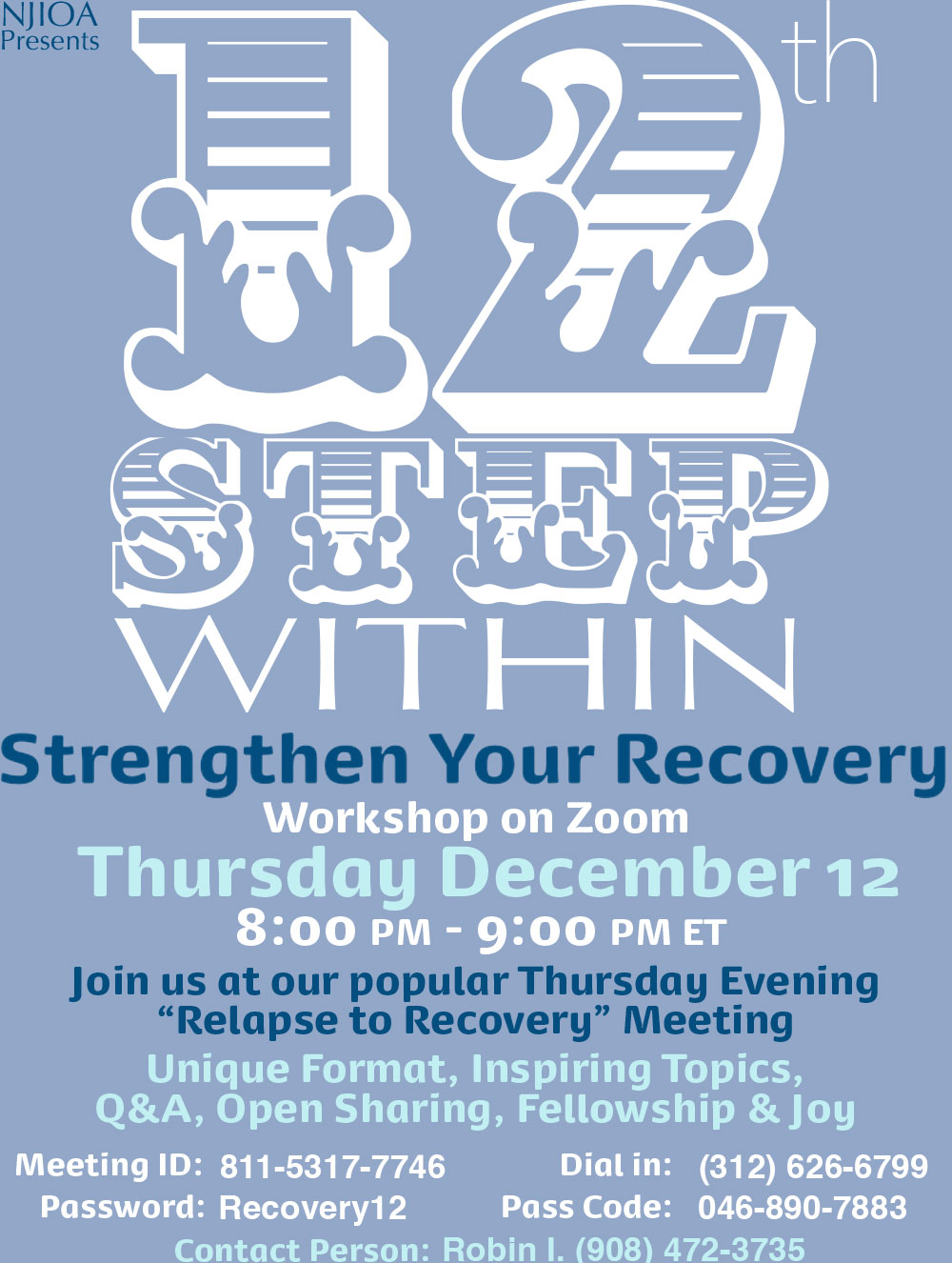 12 Step Within: Strengthen Your Recovery - Northern Jersey Intergroup ...