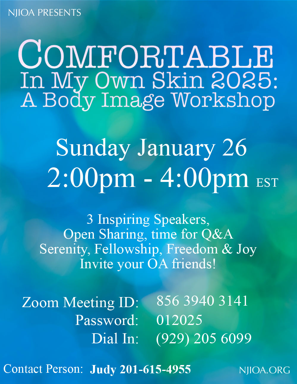 Comfortable in My Own Skin 2025: A Body Image Workshop - Northern ...