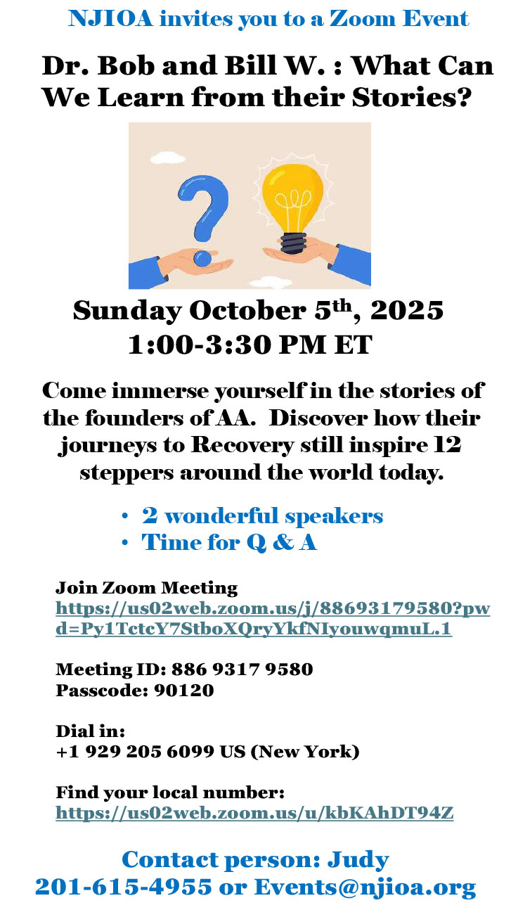 Dr. Bob and Bill W. : What Can We Learn from their Stories? - Northern ...